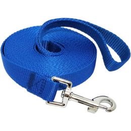 1 Stück Hundeleine 10 m blau, Hundetrainingsleine, lange Leine, geeignet für kleine und große Hunde