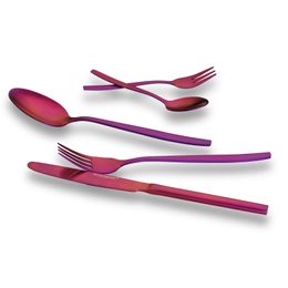 ECHTWERK Besteck Set "Positano" 30tlg rot