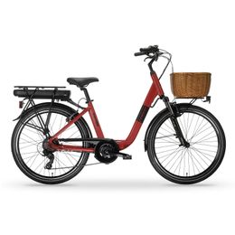 MBM Elektro-Citybike RHEA 28 Zoll, red