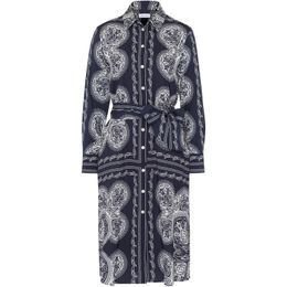 Seidensticker Hemdblusenkleid mit Paisley-Muster Marine (Gr&ouml;&szlig;e: 40)