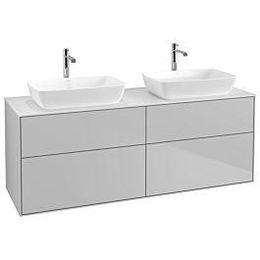 Villeroy & Boch Villeroy und Boch Finion Waschtischunterschrank G84100GJ 160x60,3cm, Emotion, Abdeckplatte white matt, Light grey matt