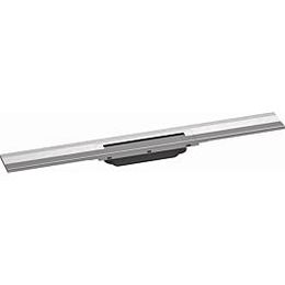 Hansgrohe RainDrain Flex Duschrinne 56050800 70cm, Fertigset, kürzbar, zur Wandmontage, Edelstahl optic