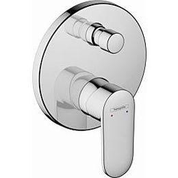 Hansgrohe Vernis Blend Fertigmontageset 71467000 Unterputz-Wannenarmatur, mit integrierter Sicherungskombination, chrom