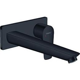 Hansgrohe Talis E Fertigmontageset 71734670 Unterputz-Waschtischeinhebelmischer, mattschwarz, Auslauf 225 mm