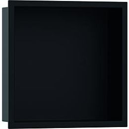 Hansgrohe XtraStoris Original Wandnische 56093670 mit Rahmen, 300 x 300 x 70 mm, mattschwarz