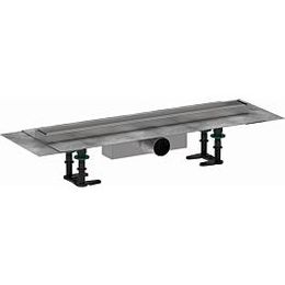 Hansgrohe RainDrain Compact Komplettset Duschrinne 56175000 für Standardinstallation, befliesbar, 600 mm, chrom