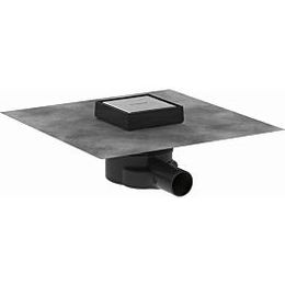 Hansgrohe RainDrain Komplettset Punktablauf 56247800 100 x 100 mm, Edelstahl finish