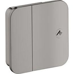 Hansgrohe Axor One Fertigmontageset 45771330 Unterputz-Absperrventil, 1 Verbraucher, polished black chrome