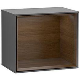Villeroy & Boch Villeroy und Boch Finion Regalmodul FD10GNGK 41,8x35,6x27cm, Regal Walnut Veneer, Anthracite matt