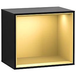 Villeroy & Boch Villeroy und Boch Finion Regalmodul FD10HFPH 41,8x35,6x27cm, Regal Gold Matt, Glossy Black Lacquer