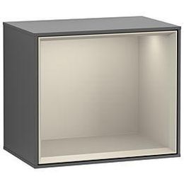 Villeroy & Boch Villeroy und Boch Finion Regalmodul FD10HHGK 41,8x35,6x27cm, Regal Sand Matt, Anthracite matt