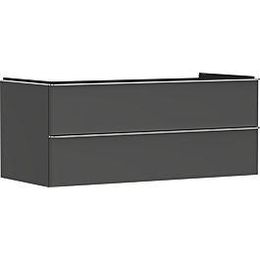 Hansgrohe Xelu Q Waschtischunterschrank 54083000 1180x485x550mm, 2 Schubkästen, diamantgrau matt, chrom