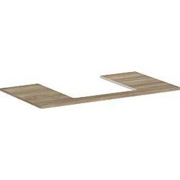 Hansgrohe Xelu Q Konsole 54095230 980 x 550 mm, Ausschnitt 500 x 480 mm, Eiche Natur