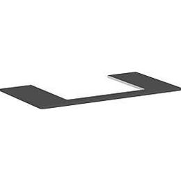 Hansgrohe Xelu Q Konsole 54110910 980 x 550 mm, Ausschnitt 600 x 480 mm, diamantgrau matt