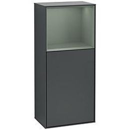 Villeroy & Boch Villeroy und Boch Finion Seitenschrank G500GMHG 41,8x93,6cm, links, Emotion, Regal oben Olive Matt, Midnight Blue Matt Lacquer