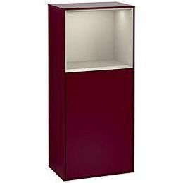 Villeroy & Boch Villeroy und Boch Finion Seitenschrank G510HHHB 41,8x93,6cm, rechts, Emotion, Regal oben Sand Matt, Peony Matt