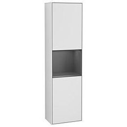 Villeroy & Boch Villeroy und Boch Finion Hochschrank G470GKMT 41,8x151,6cm, rechts, Emotion, Regal Anthracite Matt Lacquer, White matt lacquer