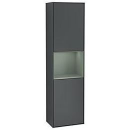 Villeroy & Boch Villeroy und Boch Finion Hochschrank F470GMHG 41,8x151,6x27cm, rechts, Regal Olive Matt Lacquer, Midnight Blue Matt Lacquer