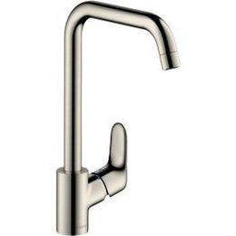 Hansgrohe Focus M41 Spültisch-Einhebelmischer 260 31821800 1jet, edelstahl-optik