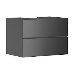 Hansgrohe Xevolos E Waschtischunterschrank 54189770 780x555x550mm, 2 Schubladen, schiefergrau matt, schiefergrau metallic