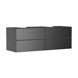 Hansgrohe Xevolos E Waschtischunterschrank 54201770 1570x555x550mm, 4 Schubladen, schiefergrau matt, schiefergrau metallic
