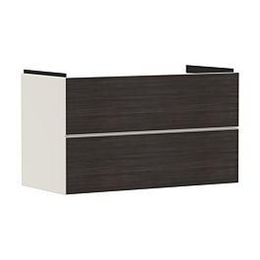 Hansgrohe Xevolos E Waschtischunterschrank 54182730 980x555x475mm, 2 Schubladen, sandbeige matt, Eiche dunkel