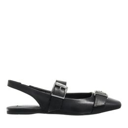 K by KARL LAGERFELD Konnie Double Buckle Sling - Gr. 39 (EU) - in Schwarz