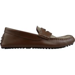 Gucci Loafer - Mocassino Driver Uomo con Incrocio GG - Gr. 6 - in Braun - f&uuml;r Damen
