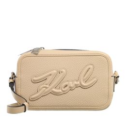 K by KARL LAGERFELD Karl Lagerfeld Crossbody Bags - K/Skuare Camera Bag Grainy - Gr. unisize - in Beige - f&uuml;r Damen