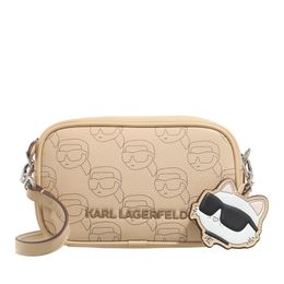 K by KARL LAGERFELD Karl Lagerfeld Crossbody Bags - Ikon Mono Cc Camera Bag - Gr. unisize - in Beige - f&uuml;r Damen