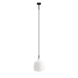 Mawa Bergamo Opal matt/Baldachin Schwarz matt Kabel Schwarz