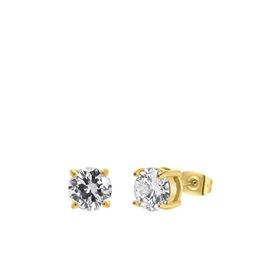 Lucardi Earring male Gold size Onesize