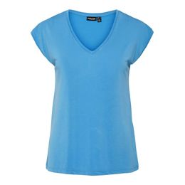 Pieces T-Shirt 'PCKAMALA' Damen Gr&ouml;&szlig;e XL himmelblau
