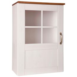 Hängeschrank Home Affaire "Alby", weiß (weiß, honigfb), B:50cm H:75cm T:29cm, Schränke, Breite 50 cm, 1 Tür