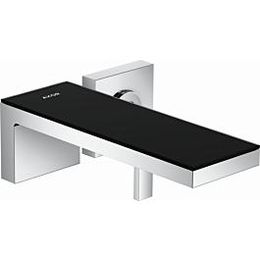 Hansgrohe Axor MyEdition Fertigmontageset 47060600 Ausladung 221 mm, UP-Waschtischarmatur, chrom/Schwarzglas