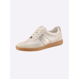 Caprice Damen Sneaker, beige, Größe 7