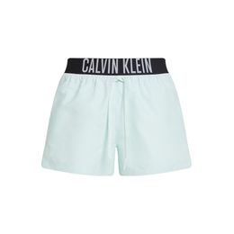 Calvin Klein Swimwear Badeshorts Herren Gr&ouml;&szlig;e XL pastellblau / schwarz