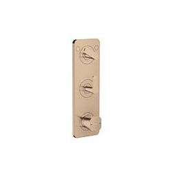 Hansgrohe Thermostat Modul 380/120 UP FS 49700300 Unterputz, 2 Verbaucher, Polished Red Gold