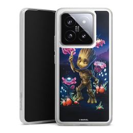 DeinDesign Xiaomi 14T Pro Handy Silikon H&uuml;lle Case transparent Handyh&uuml;lle Baby Groot Marvel Guardians Of The Galaxy Silikon Case