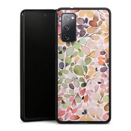 DeinDesign Galaxy S20 FE 5G Handy Silikon H&uuml;lle Case schwarz Handyh&uuml;lle Muster Eukalyptus Pattern