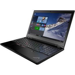 Lenovo ThinkPad P50 15" Core i7 2.7 GHz - SSD 512 GB - 64GB QWERTY - Englisch