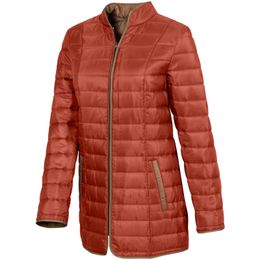 WITT Damen Steppjacke mit kontrastfarbigem Futter, terrakotta, Gr&ouml;&szlig;e 44