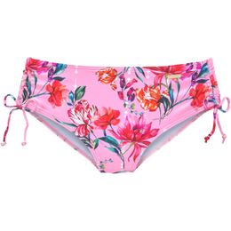 Sunseeker Damen Bikini-Hose, rosa-bedruckt, Gr&ouml;&szlig;e 34