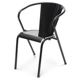 ARCALO Stuhl Estoril RAL 9005 Tiefschwarz