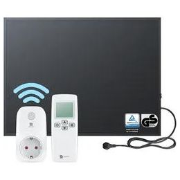 Bringer® Infrarotheizung - 450 (BRIH450) / BRTS: Smart Thermostat und Fernbedienung / Schwarz