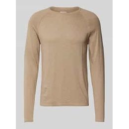 Jack & Jones Longsleeve mit geripptem Rundhalsausschnitt Modell 'BREEZE'