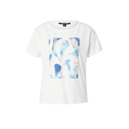 comma, COMMA T-Shirt Damen Gr&ouml;&szlig;e L blau / navy / aqua / wei&szlig;