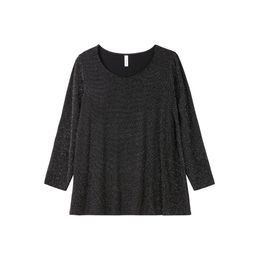 sheego Shirt Damen Gr&ouml;&szlig;e L schwarz