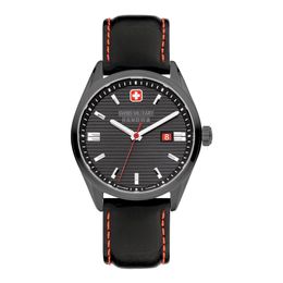 SWISS MILITARY HANOWA Uhr 'Roadrunner' Herren Gr&ouml;&szlig;e One Size rot / schwarz / silber