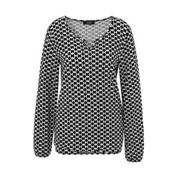 Aniston Selected Shirt Damen Gr&ouml;&szlig;e XXL schwarz / silber / wei&szlig;